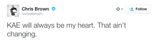 What Breakup? Chris Brown Professes Love for Karrueche Tran