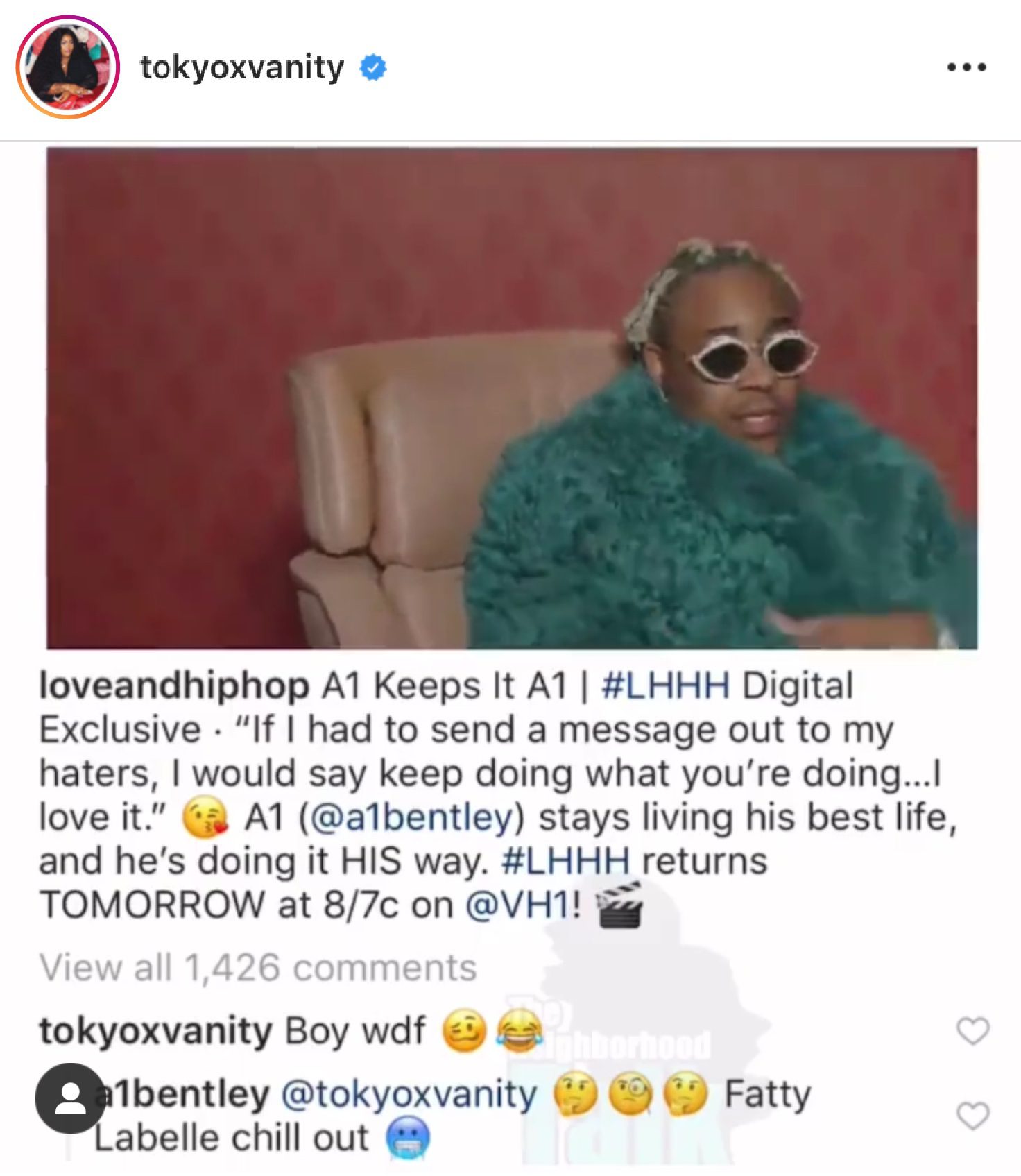 'Love And Hip Hop' Stars A1 Bentley & Tokyo Vanity Drag Each Other