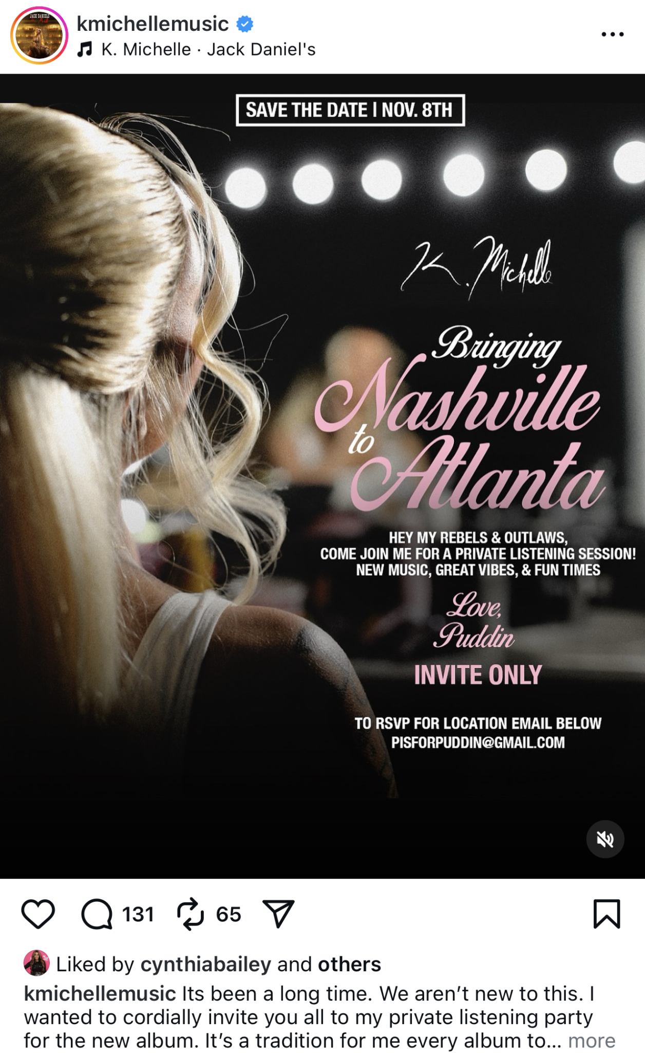 Trina Braxton Shows Support to K. Michelle